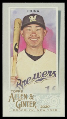 2020 Keston Hiura Topps Allen & Ginter Mini - A&G Logo Back #19 ...