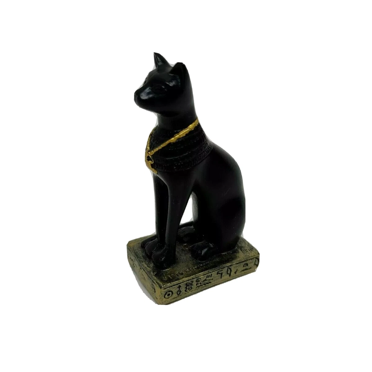 Gold Egyptian Cat Statue