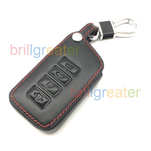 Leather Car Remote Key Holder Case Cover 4 Button for Lexus GX LX RX ...