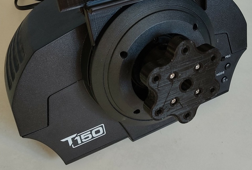 🏁thrustmaster REINFORCED STEEL Adapter hub T150 T248 moyeux lenkrad ...