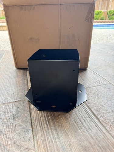 4 Pergola Post Base Bracket (6x6 Steel) for Securing DIY Pergola Post ...