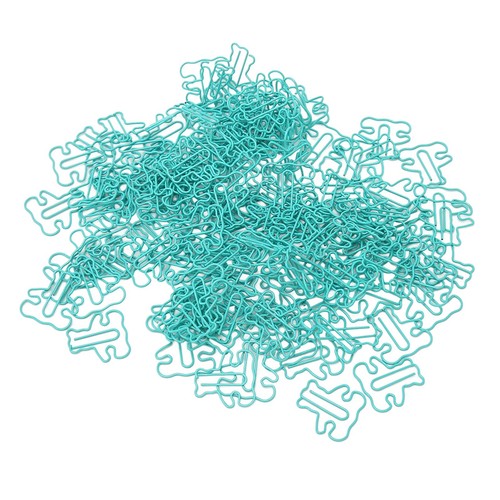 160pcs Little Bear Paper Clip Animal Shaped File Note Page Marker Clips ...