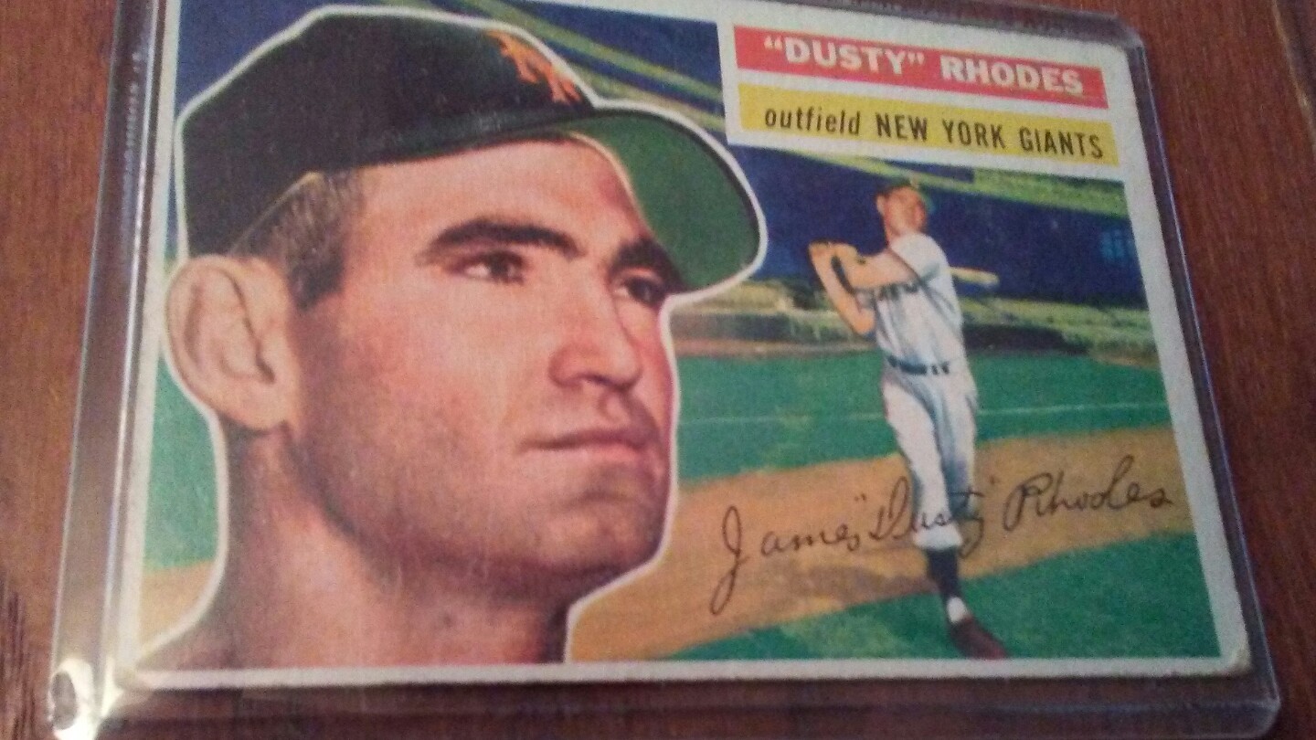 dusty rhodes 1955 baseball card | eBay
