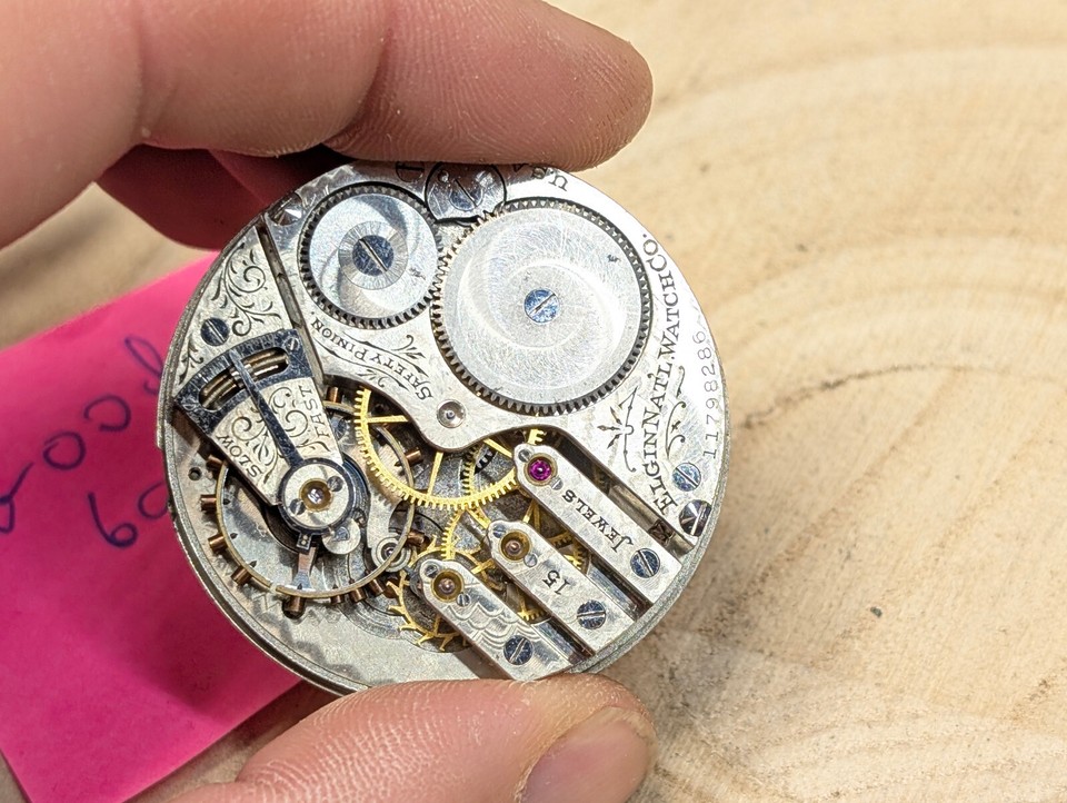 Elgin grade 306 model 7 16s 15j pocket wach movement | eBay