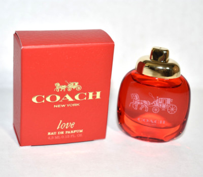 Coach Love Eau de Parfum Perfume Mini Travel Splash 0.15 Oz 4.5 mL ...