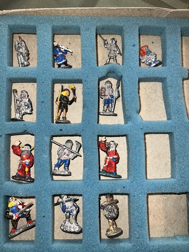 Advanced Dungeons And Dragons Lead Figure Paint Set Solid Gold Line ...