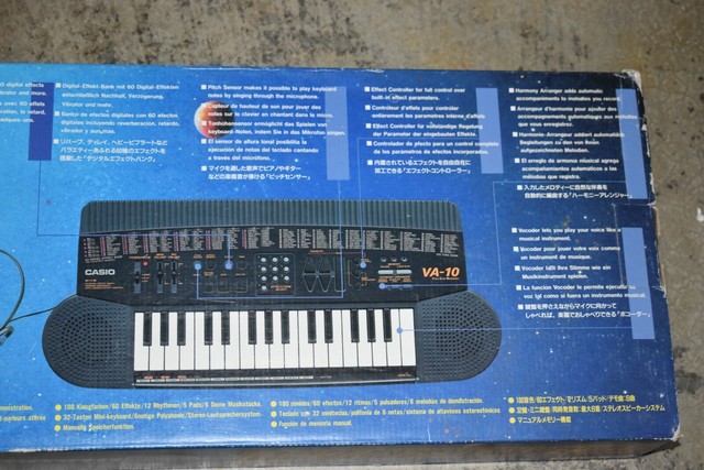 Vintage Casio Va-10 Voice Arranger Synth Electronic Keyboard Vocoder ...
