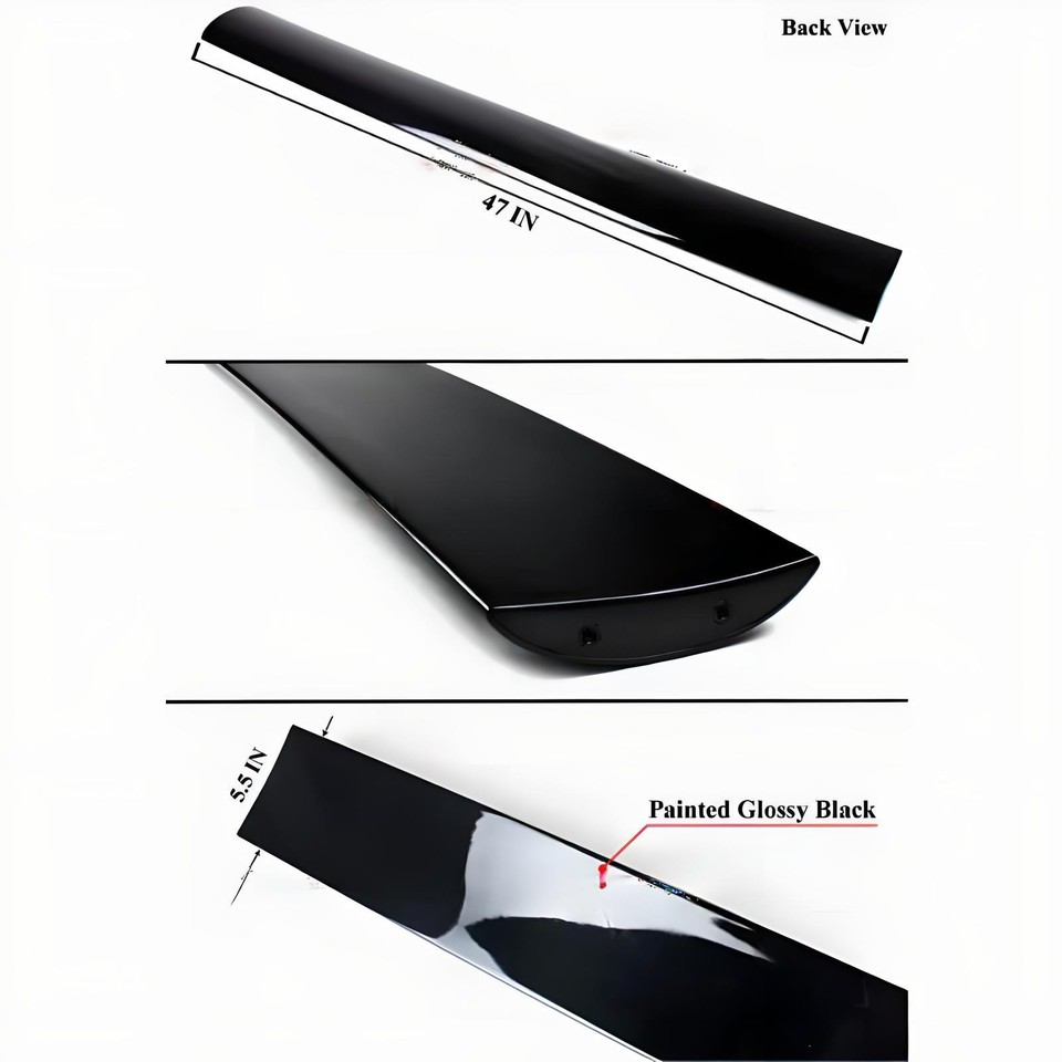 Gloss Black M Style Spoiler Wing For 2017-2021 Civic Fk7 Fk4 Fk8 5dr ...