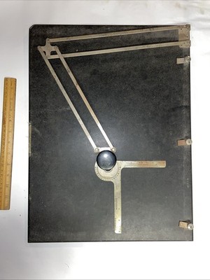 VINTAGE 1937 EDCO DIETZGEN DRAFTING MACHINE PARALLEL ARM DRAWING BOARD ...