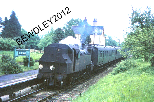ORIGINAL 35mm AGFACOLOR SLIDE 41299 SEEN AT SLINFOLD STATION EARLY ...