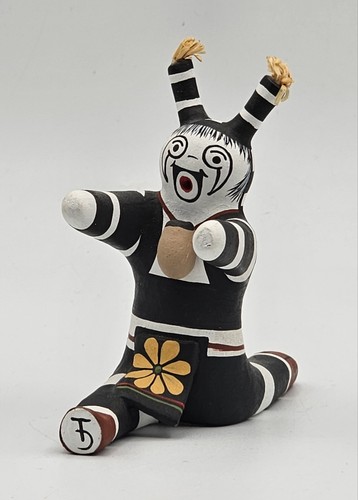 Miniature Native American TONY DALLAS Hopi Clown Figure Koshare Pueblo ...