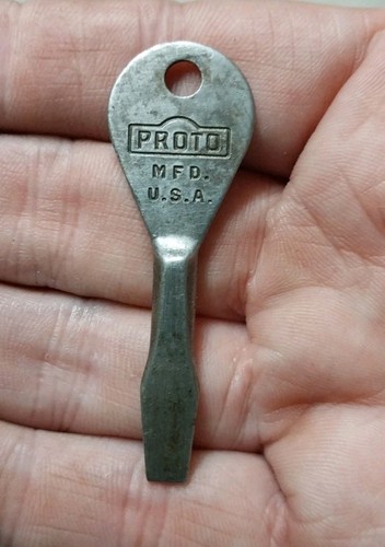 Vintage Proto Tools USA Key Chain Flat Head Screwdriver | eBay