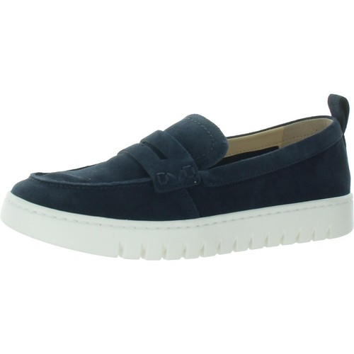 Vionic Womens Uptown Navy Suede Slip-On Loafers Shoes 10 Wide (C,D,W ...