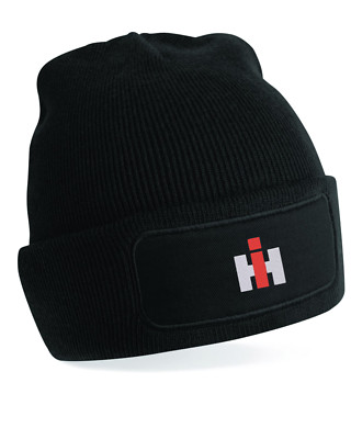 Case IH tractor farmer Beanie Patch embroidered beanie cap- Inspired ...