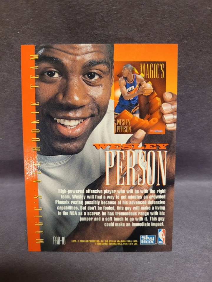 1994-95 Skybox Hoops Magic's All-Rookie Team #FAR-10 Wesley Person | eBay
