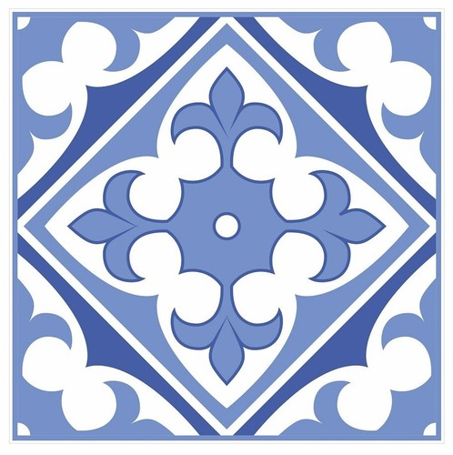 Pack Of 24 Mosaic Azulejo Tile Stickers for 200mm x 200mm, 8 x 8 Inch ...