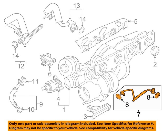 BMW 11427588933 Genuine OEM Oil Inlet Tube for sale online | eBay