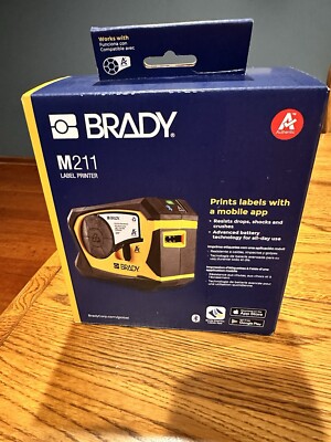 Brady M211 Portable Bluetooth Label Printer NEW | eBay