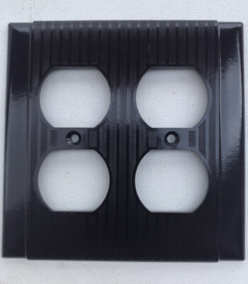 Switch Plates & Outlet Covers - Bakelite Double - 2