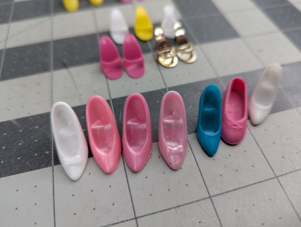 Barbie Fashion Doll Shoes Lot High Heel Open Toe Skates Some Singles | eBay