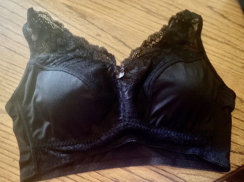 Rhonda Shear Black 2X Bra Style #879…NEW…beautiful lace, no wire…. | eBay