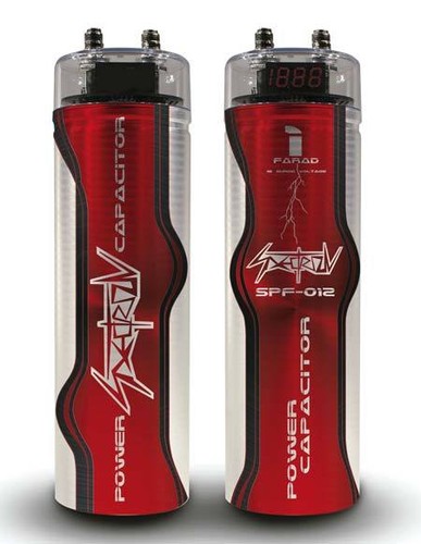 SPECTRON SPF-01Z Cap 1F w. LED-Display Powercap NEU 1 Farad Kondensator ...