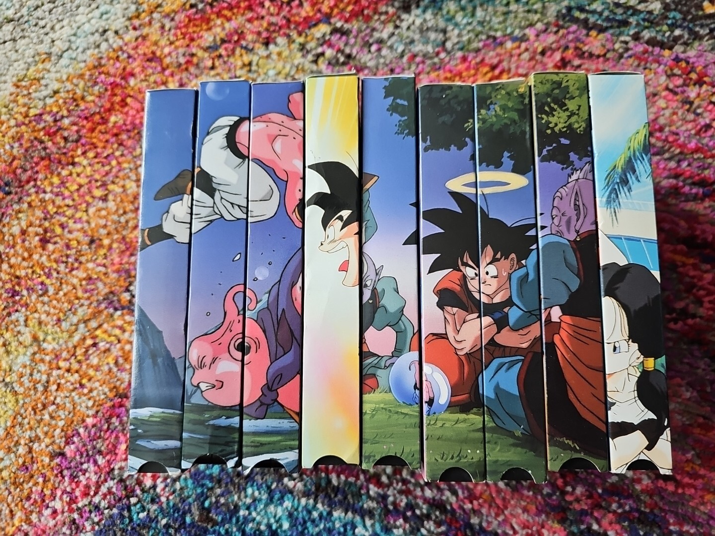 Dragon Ball Z VHS Tapes Huge Lot Of 9 Mixed Vintage Buu Babidi Fusion ...