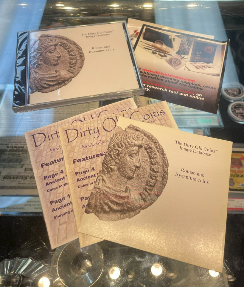 Vtg New Sealed Dirty Old Coins The Ancient Coin Cleaning Kit w Coin ...