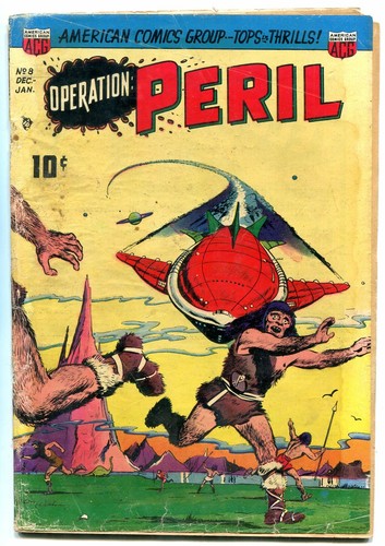 Operation Peril #8 1951- Weird golden age comic G | eBay