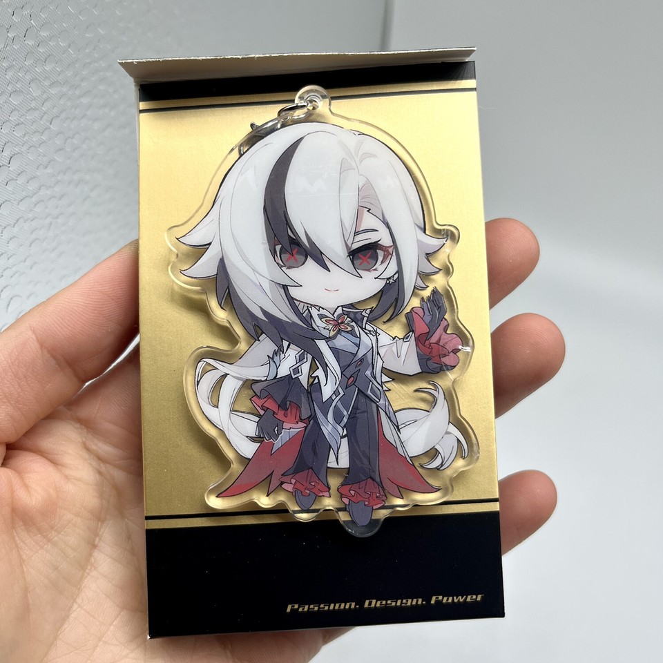 Genshin Impact Neuvillette Lynette Lyney Keychain Keyring Acrylic Stand ...