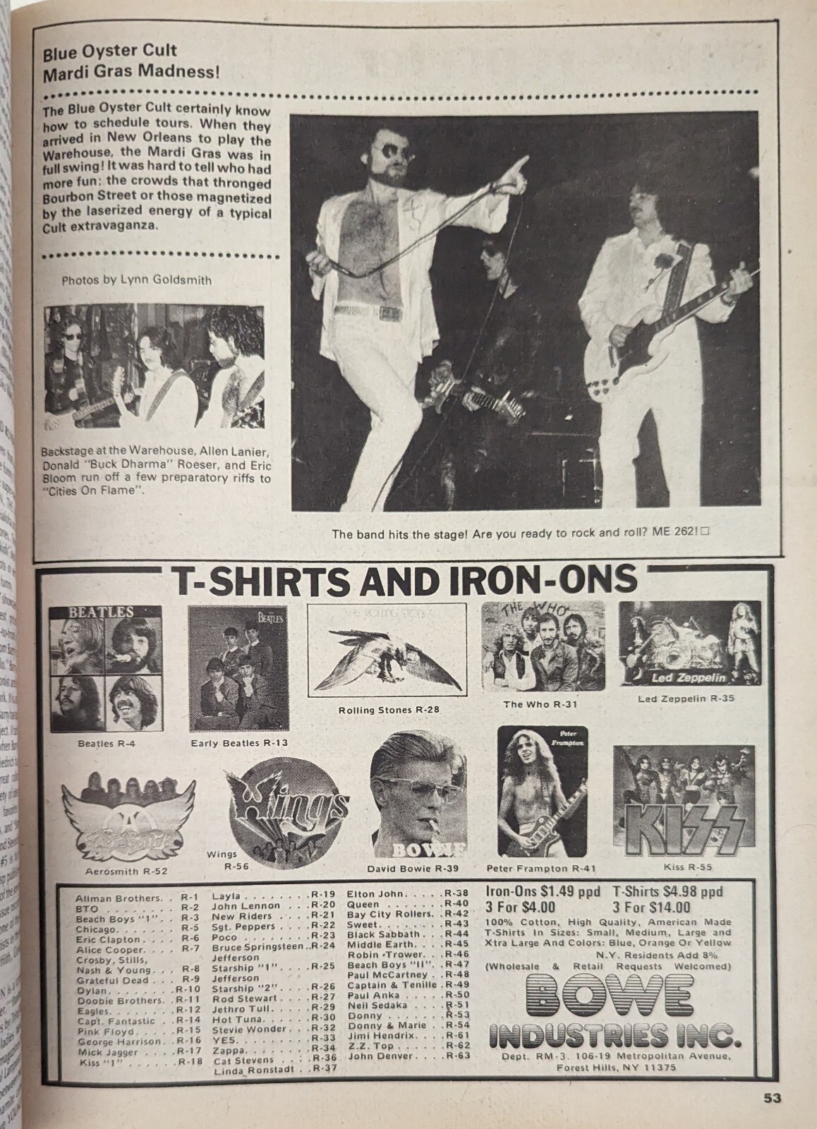 Rock Scene Magazine July 1977 Iggy Pop, KISS, Angel, Queen, Aerosmith ...