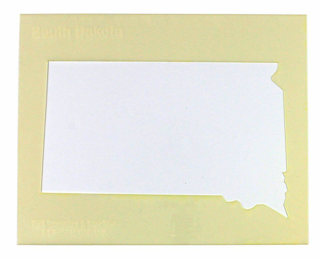 State of South Dakota Stencil 14 Mil 8" X 10" Painting /Crafts ...