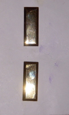 SECOND LIEUTENANT BARS - ARMY - INSIGNIA OF RANK #1 | eBay