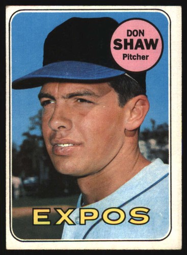 1969 Topps #183 Don Shaw VGEX Expos 571457 | eBay
