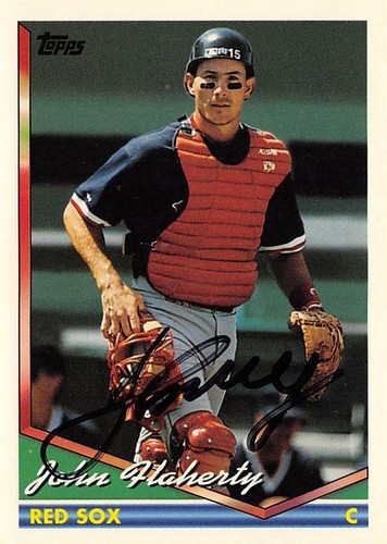 John Flaherty autographed Baseball Card (Boston Red Sox) 1994 Topps ...
