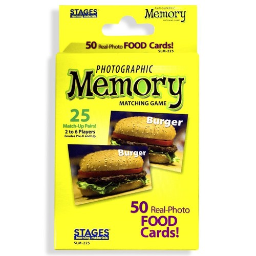 Stages Learning Materials Picture Memory Foods Card Real Photo ...
