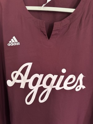 Texas Aggies - Adidas Iconic Baseball Cage Jacket Maroon Men XL | eBay