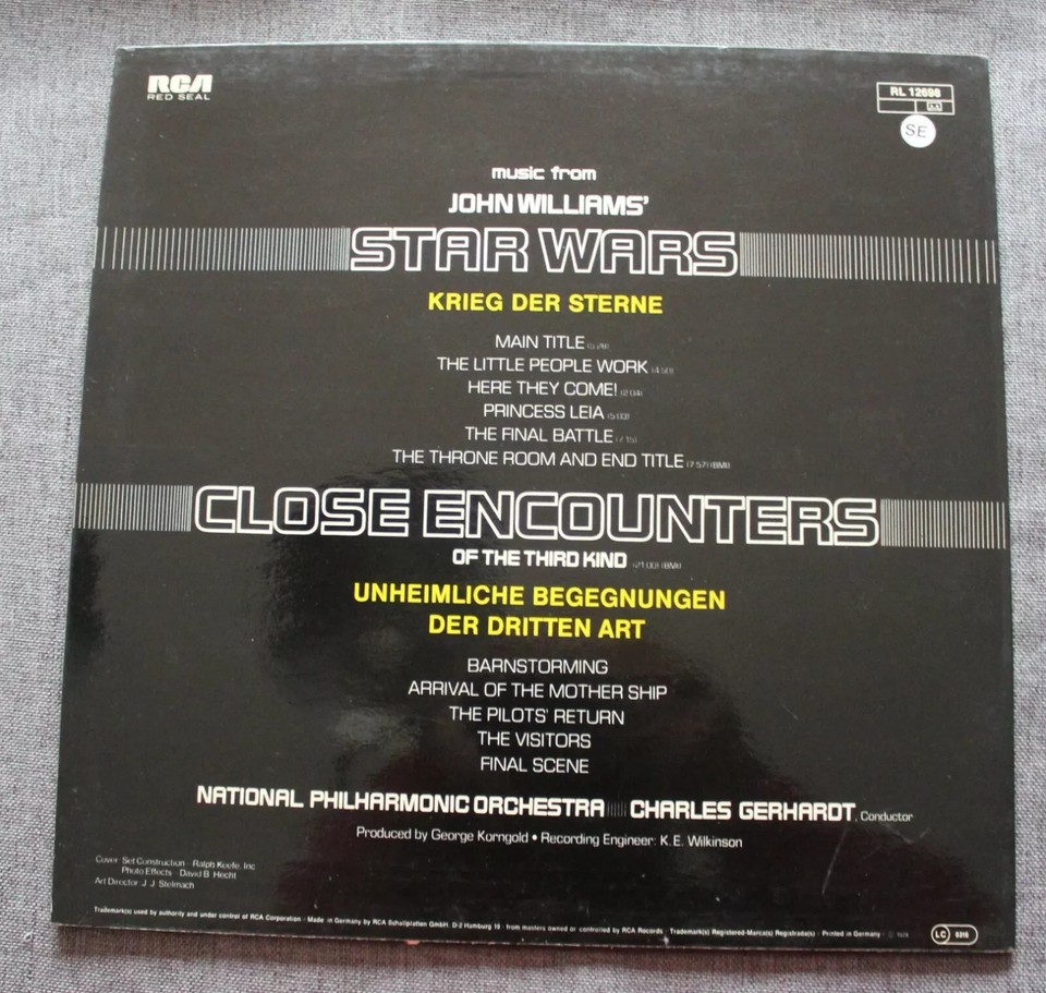 Close encounters of the third kind / Star Wars - BO du film / OST, 33 ...
