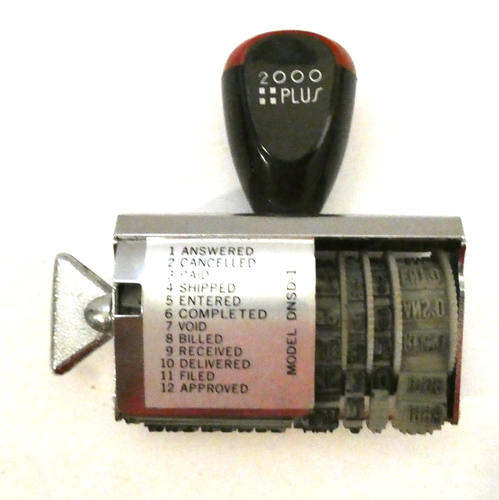 Vintage 2000 Plus 3 X 3 Business Dial-N-Stamp 1994-99 Model DNSD-1 ...