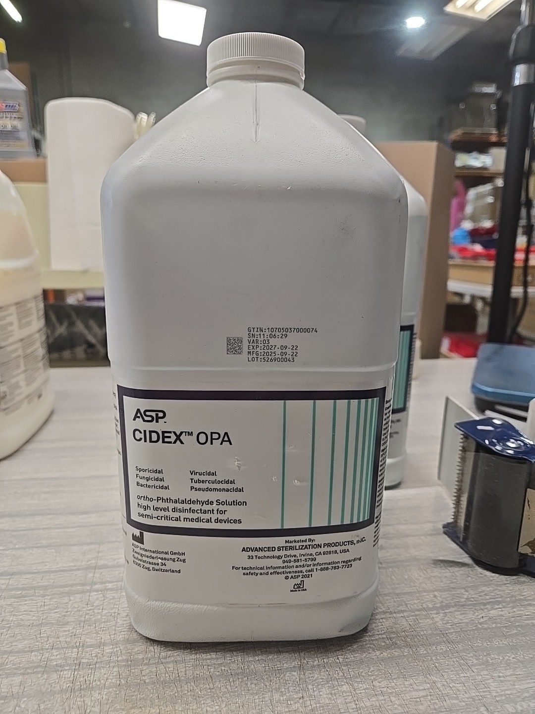 ASP Cidex OPA Solution High Level Sterilization- 1 Gallon | eBay