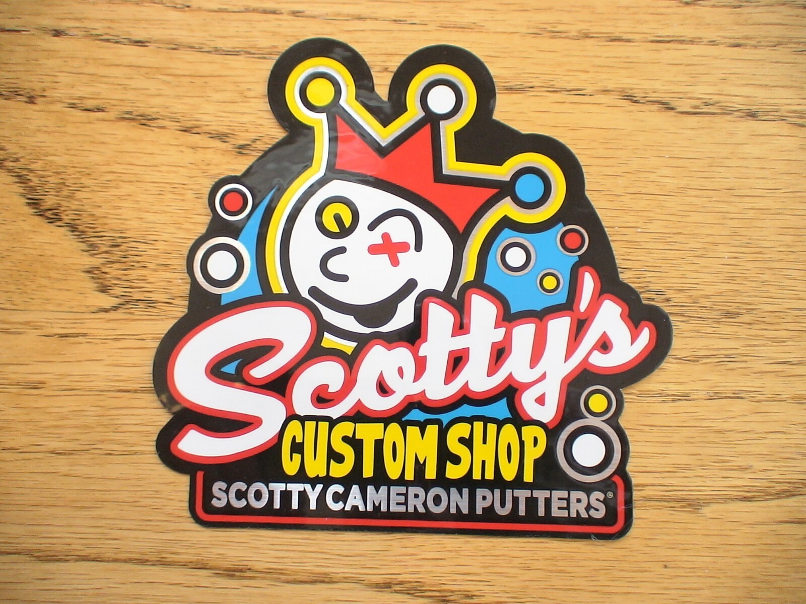 SCOTTY CAMERON TITLEIST CUSTOM SHOP JACKPOT JOHNNY CUMBALL STICKER RARE ...