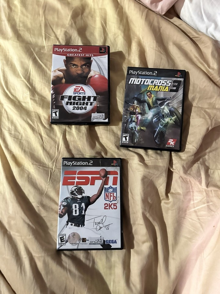 OLD PLAYSTATION 2 Games 2K5 nfl included | eBay