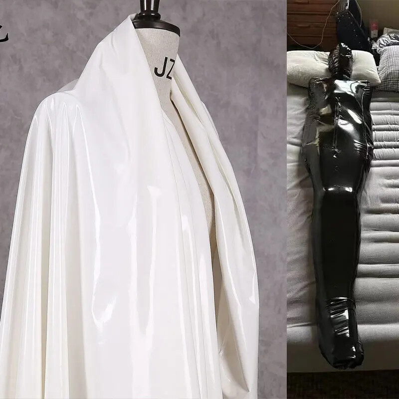 Women PU Leather Bodysuits Wet Look Jumpsuit Cosplay mummy Sleeping Bag ...