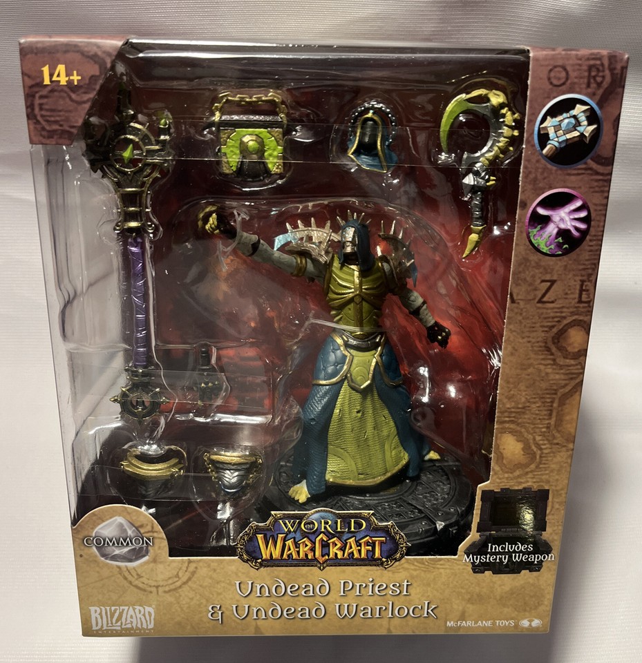 McFarlane WORLD of WARCRAFT - UNDEAD PRIEST & UNDEAD WARLOCK (COMMON ...
