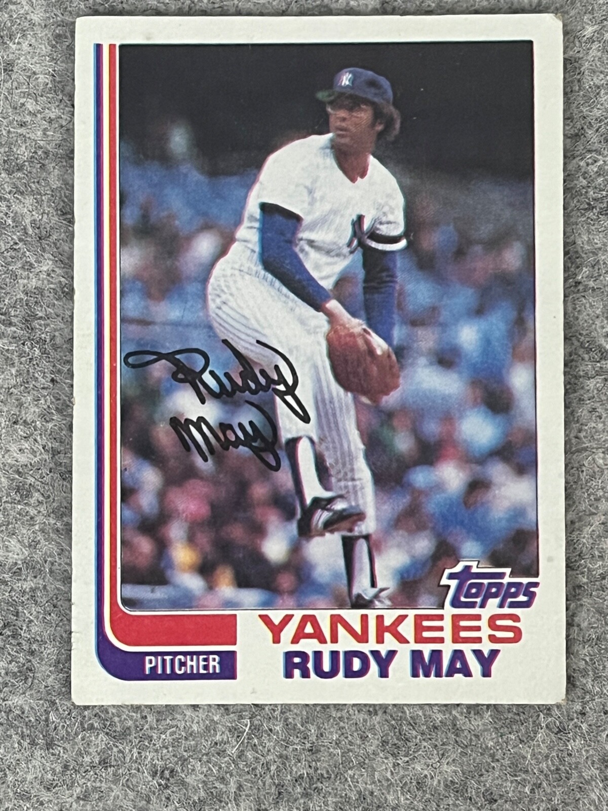 1982 Topps #735 Rudy May - New York Yankees - Excellent Condition | eBay