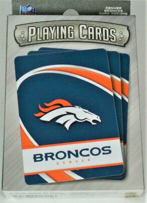 NFL Denver Broncos Playing Cards Deck of 52 Cards | eBay