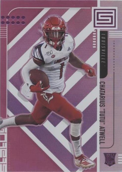 2021 Panini Chronicles Draft Picks - Status Tutu Atwell #154 Pink (RC ...