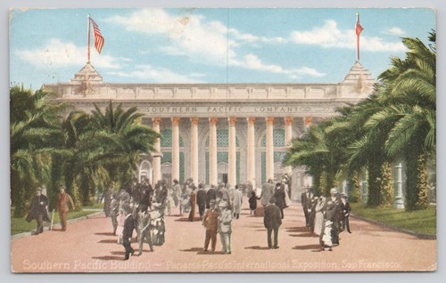 Postcard Southern Pacific Building Panama Expo 1915 San Francisco ...