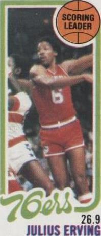 1980-81 Topps - Scoring Leader Separated #174 Julius Erving for sale online | eBay