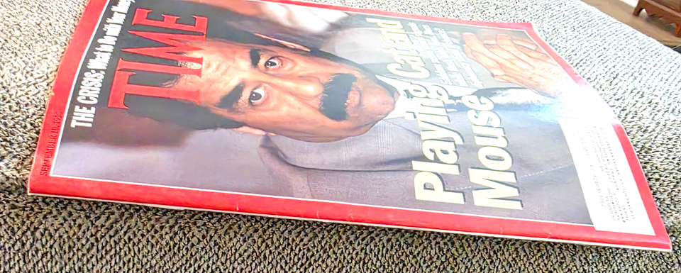 Vintage Time Magazine September 10, 1990 Playing Cat And Mouse | eBay